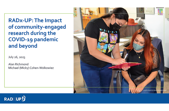 RADx-UP NIH Presentation - Complex Stories